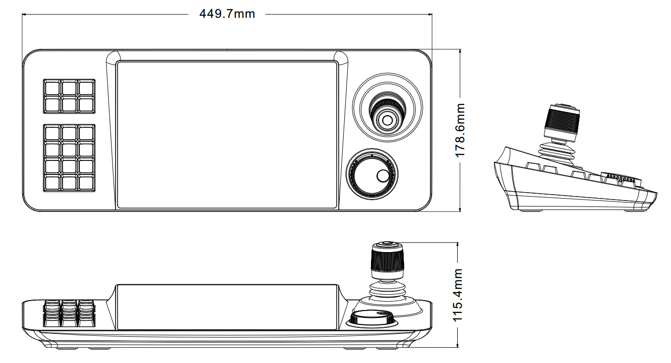 UNV KB2000 网络控制键盘 KB2000 - 宇视科技