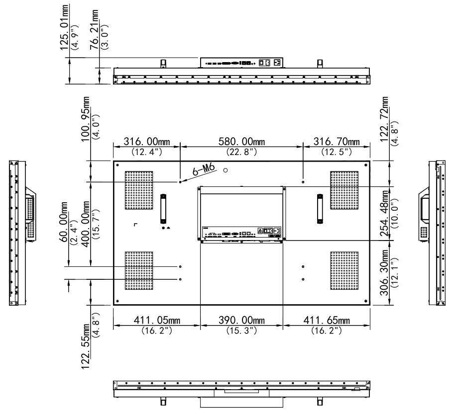 MW5255-S5-D@F2 55寸1.7mm拼缝标亮LCD拼接显示单元 - 宇视科技