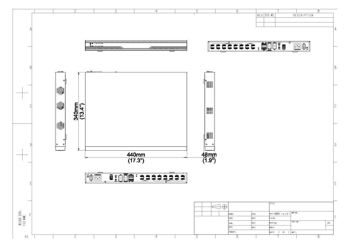 12路输出综合显示控制设备 ADU8712-E@V3 - 宇视科技