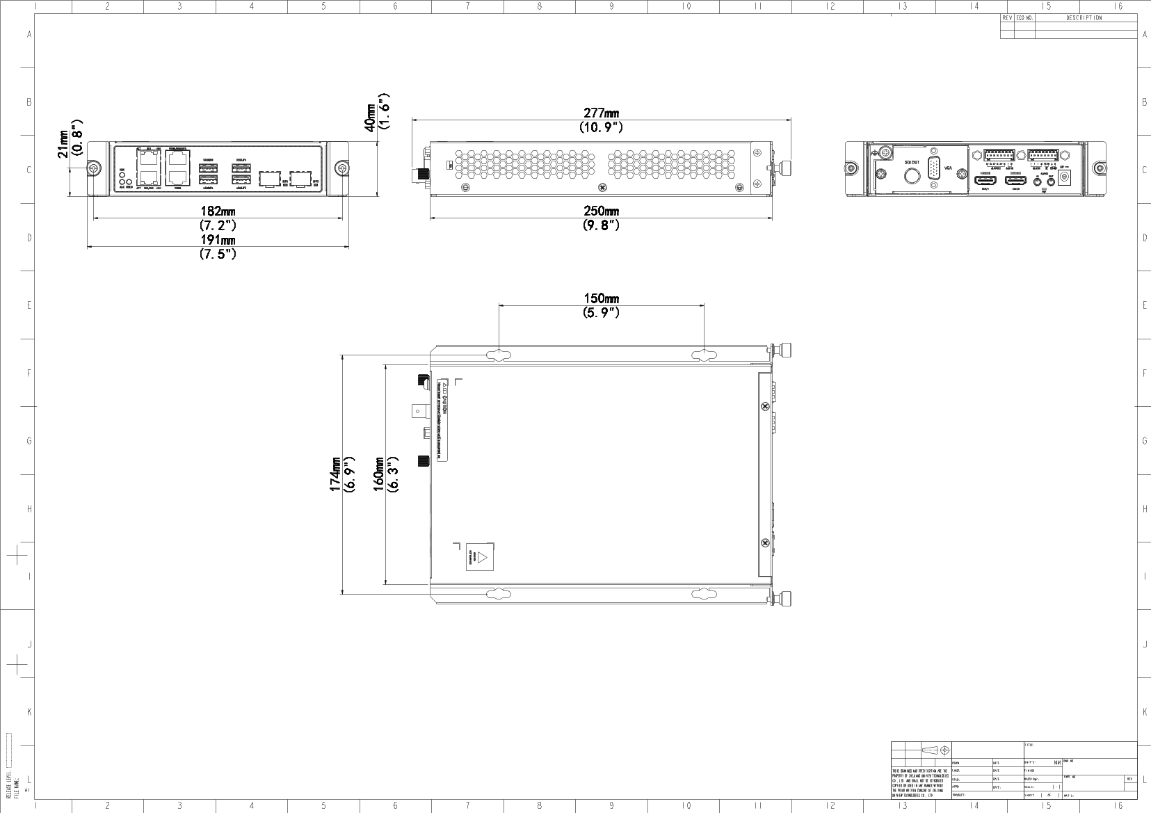单路高清视频解码器 DC1801-FU - 宇视科技