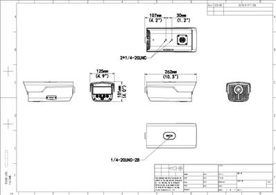 400万超星光深度智能抓拍筒型网络摄像机 IPC-E264-FW - 宇视科技