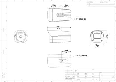 400万全彩筒形网络摄像机 IPC-L2A4-WH系列 - 宇视科技